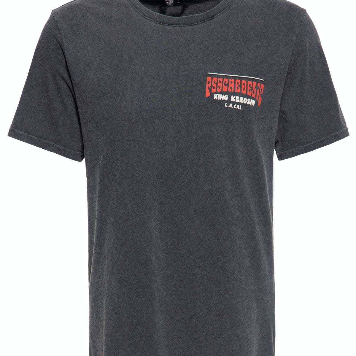 King Kerosin - Acid Wash Print T-Shirt «Psychedelic Custom Chopper ...