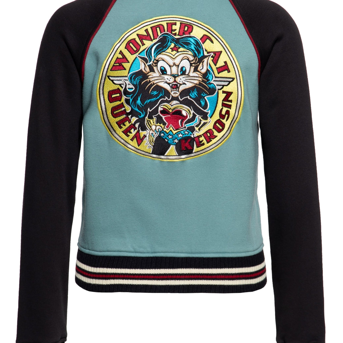 Queen Kerosin - College Jacke «Wonder Cat» – KING KEROSIN