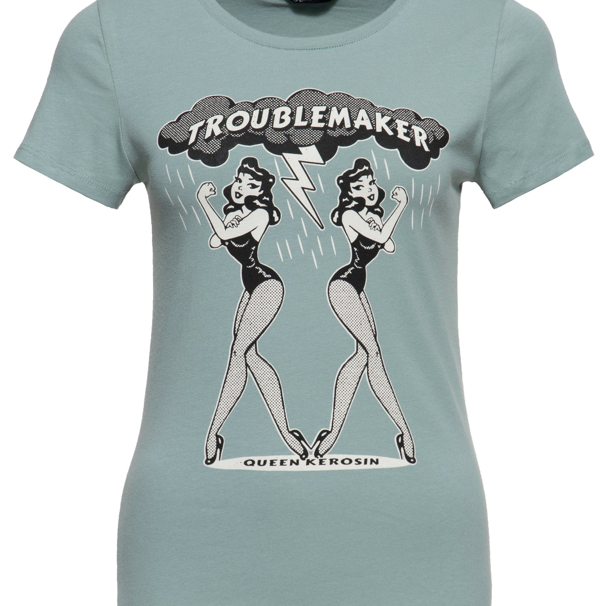 Queen Kerosin - T-Shirt «Troublemaker» – KING KEROSIN